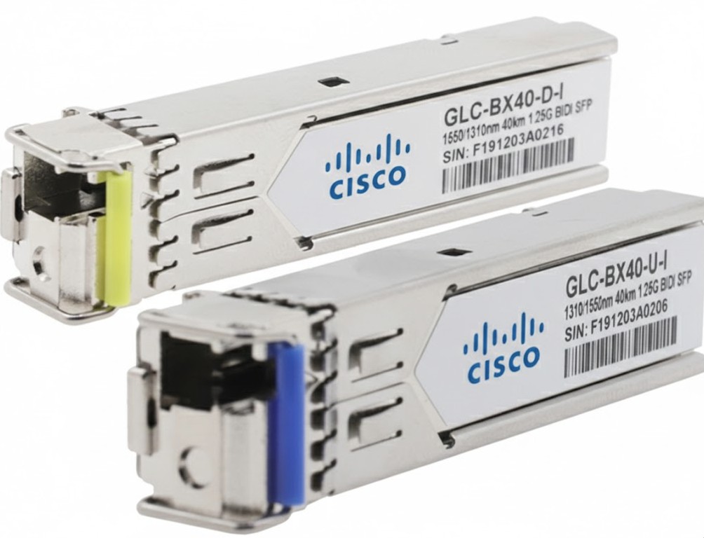Cisco GLC-BX40-D-I & GLC-BX40-U-I | Module quang SFP 1G BiDi 40km | NA