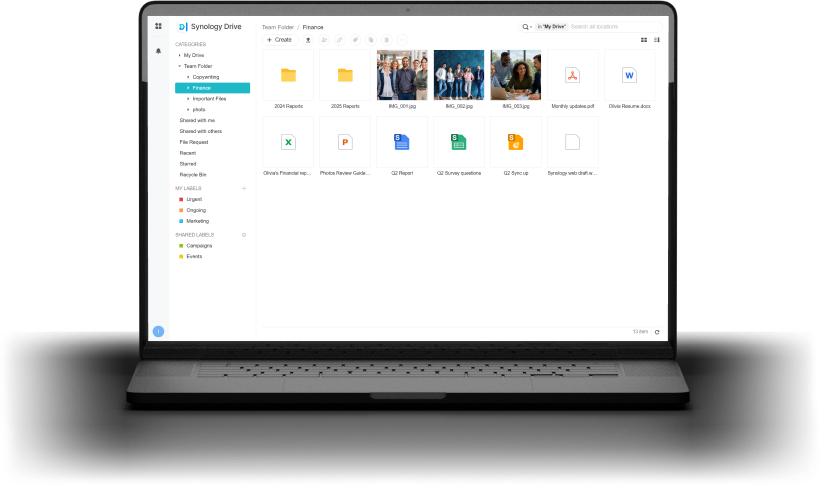 Biến NAS Thành Nền Tảng Làm Việc Mọi Lúc Mọi Nơi Với Synology Drive